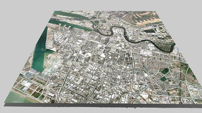 Binhai Tianjin China 3D model | CGTrader