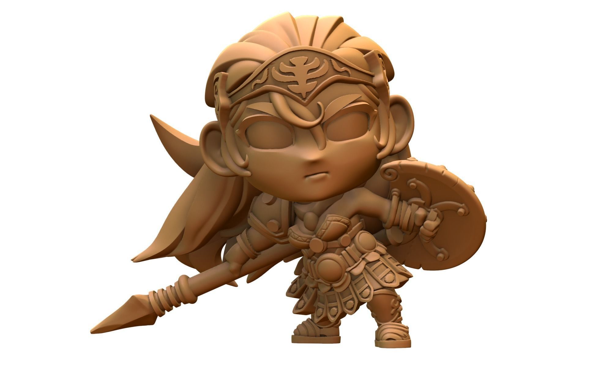 Apis- chibi character 3D model | CGTrader