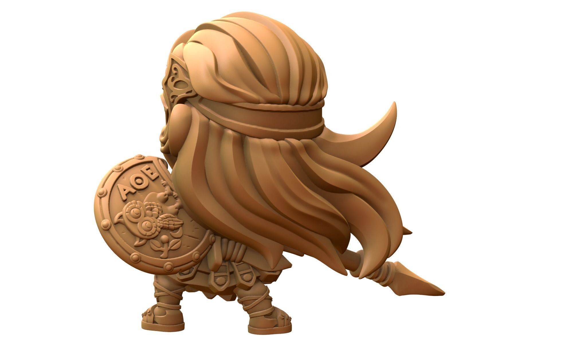 Apis- chibi character 3D model | CGTrader