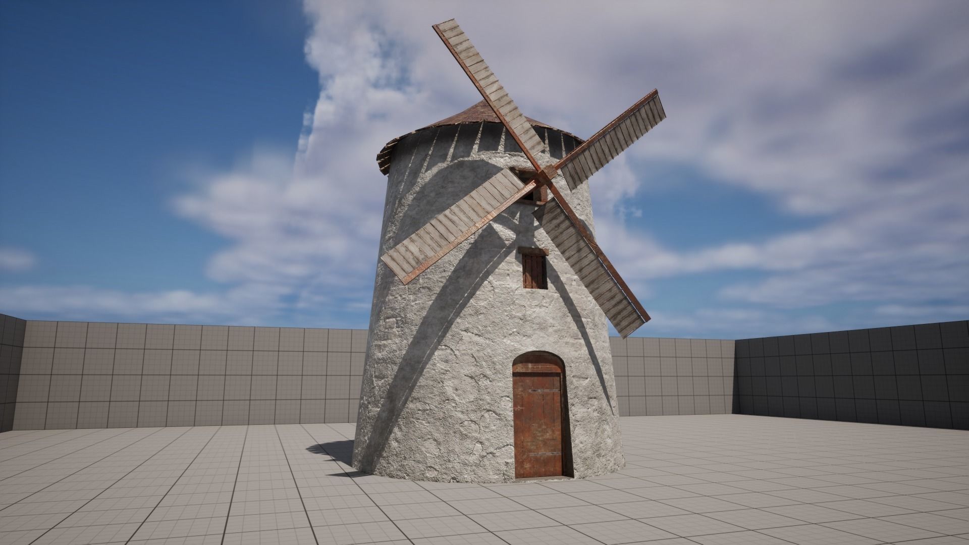 3D model Low Poly Windmill Assets VR / AR / low-poly | CGTrader