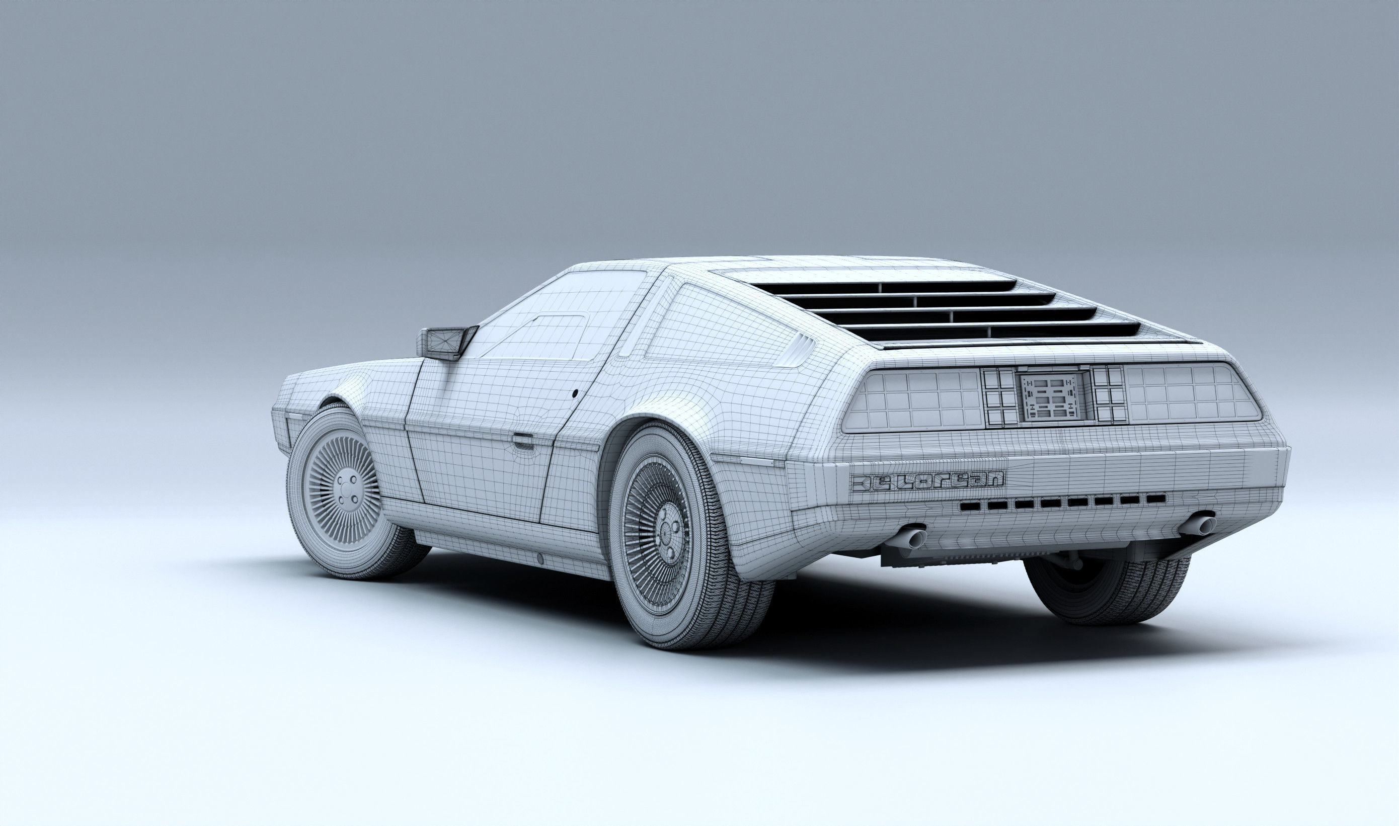 DMC-12 Delorean 3D model | CGTrader