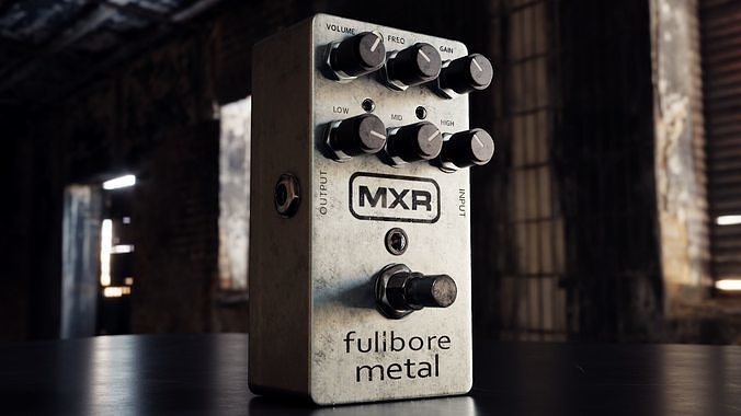 3D model guitar effects pedal Dunlop MXR M116 fullbore metal distortion ...