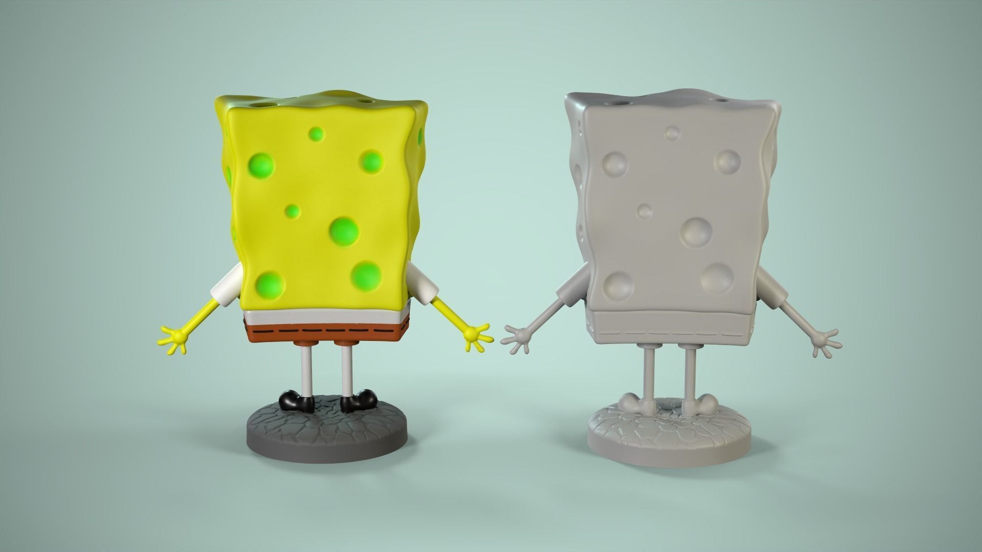 SpongeBob - SquarePants 3D model 3D printable | CGTrader