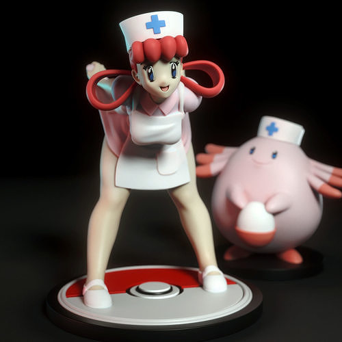 Nurse Joy 3D model 3D printable | CGTrader