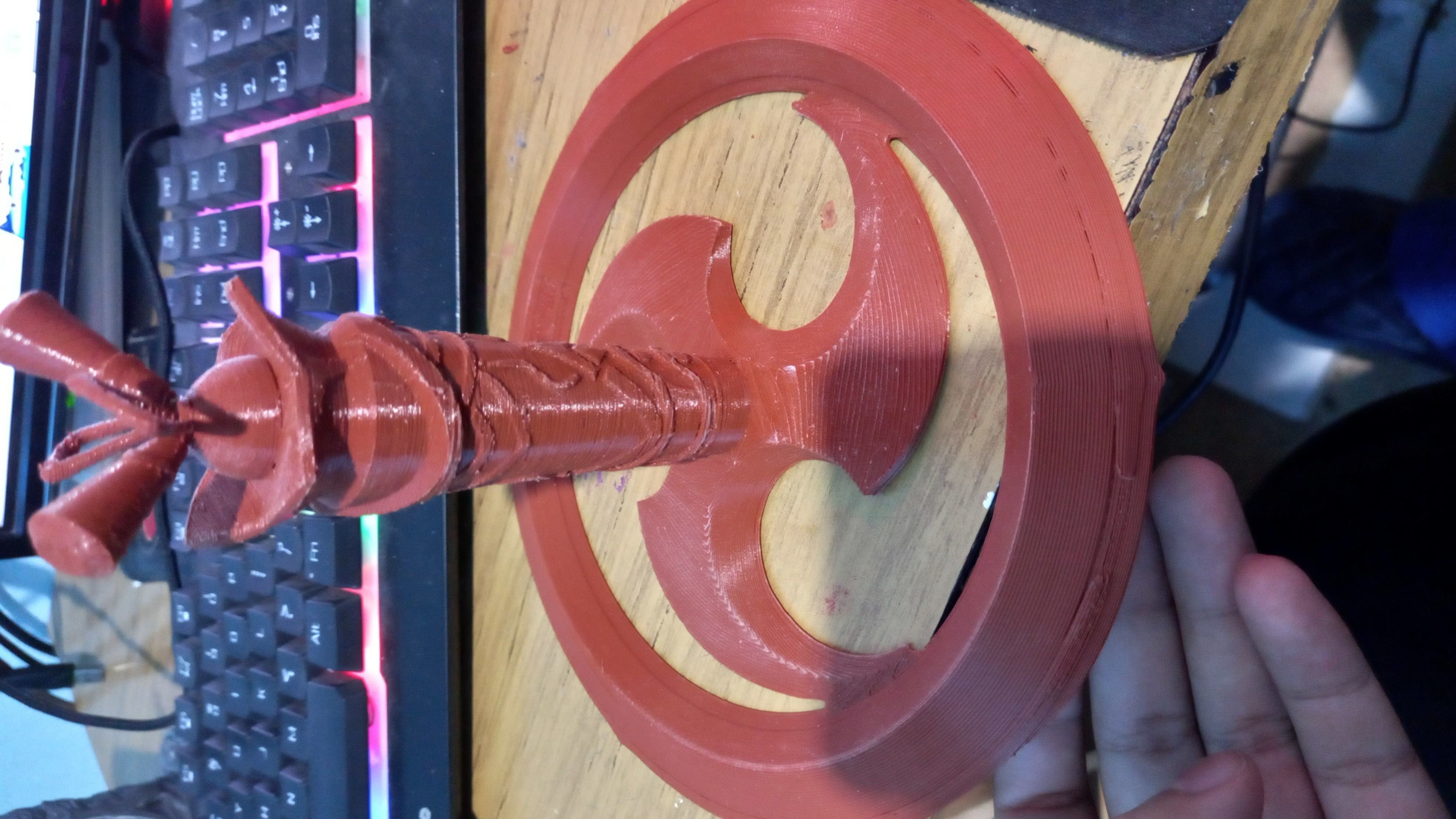 genshin impact catalyst Kagura Verity Yae miko 3D model 3D printable ...