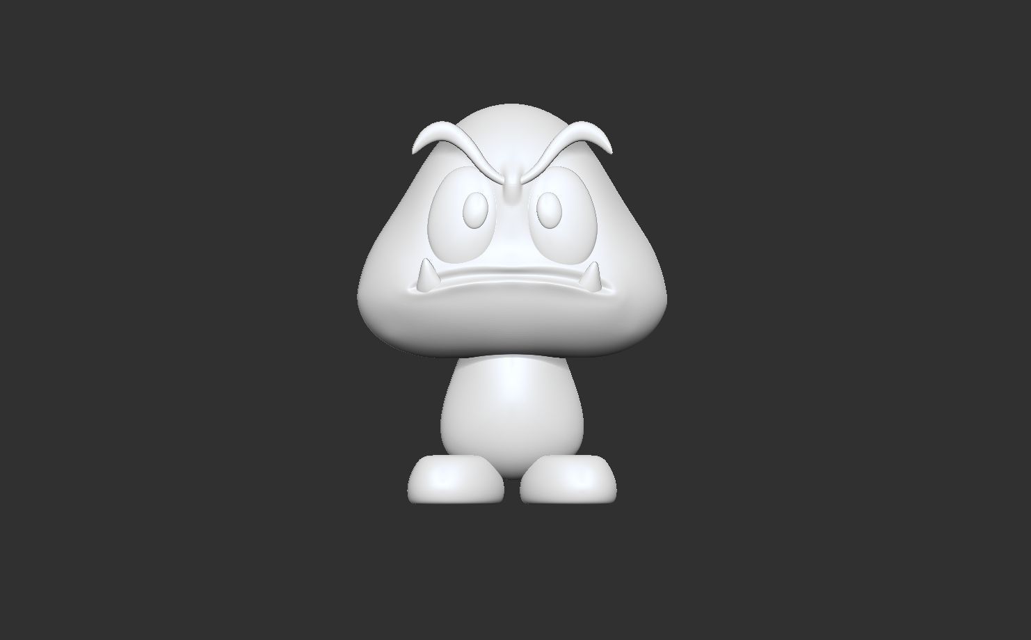 goomba mario 3d printable model 3D model 3D printable | CGTrader