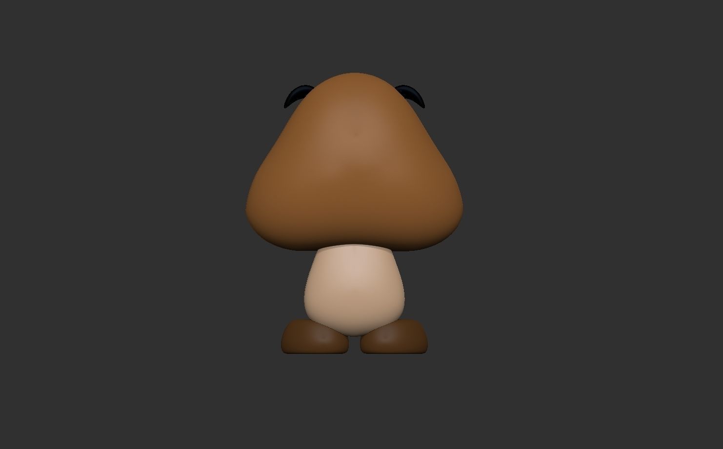goomba mario 3d printable model 3D model 3D printable | CGTrader