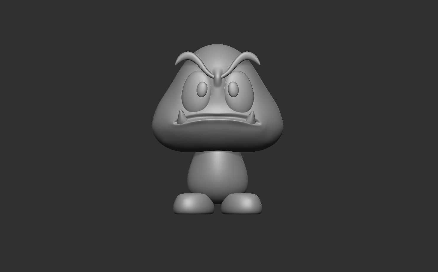 goomba mario 3d printable model 3D model 3D printable | CGTrader
