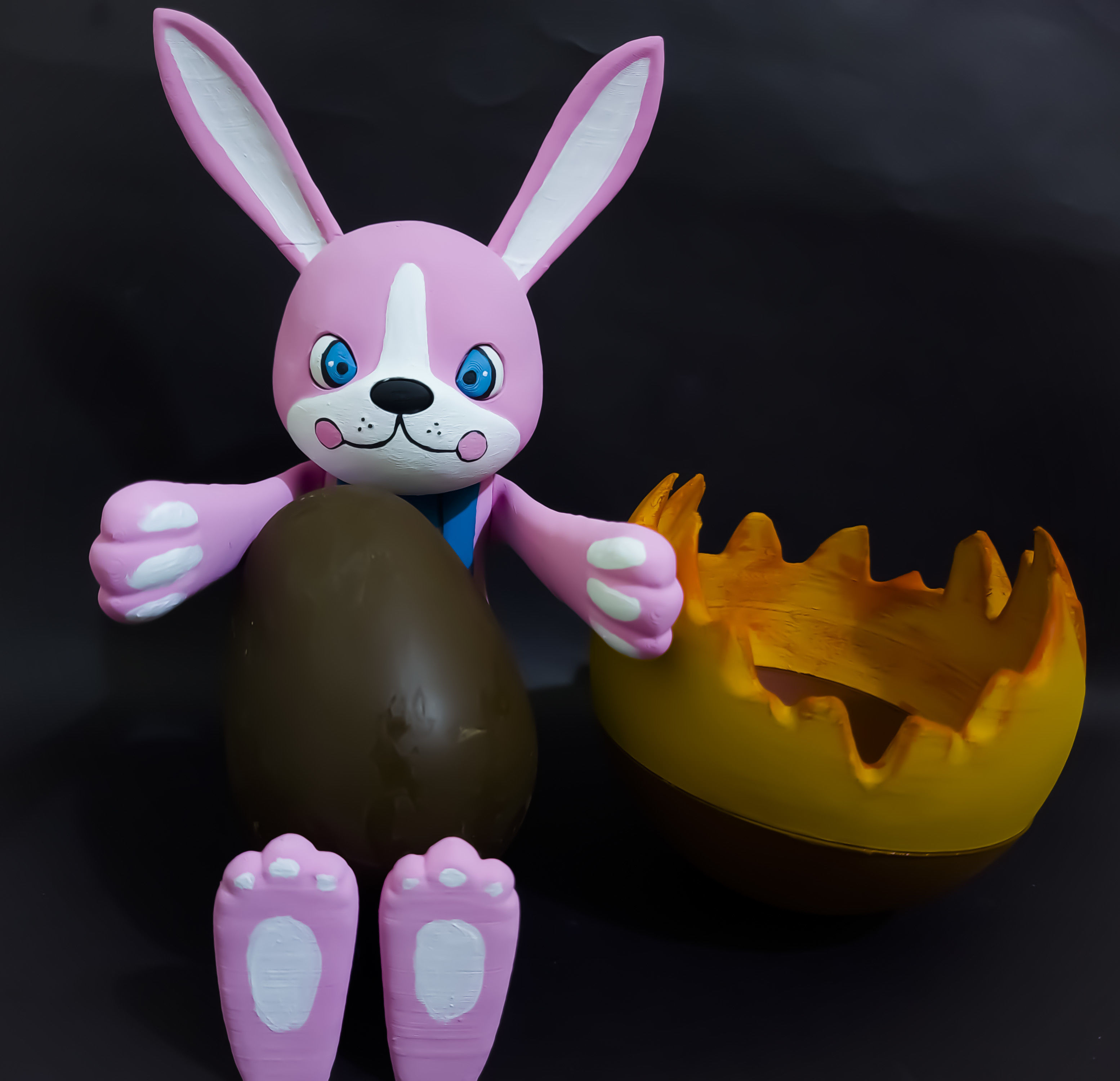 EASTER BUNNY NO SUPPORTS 3D model 3D printable | CGTrader