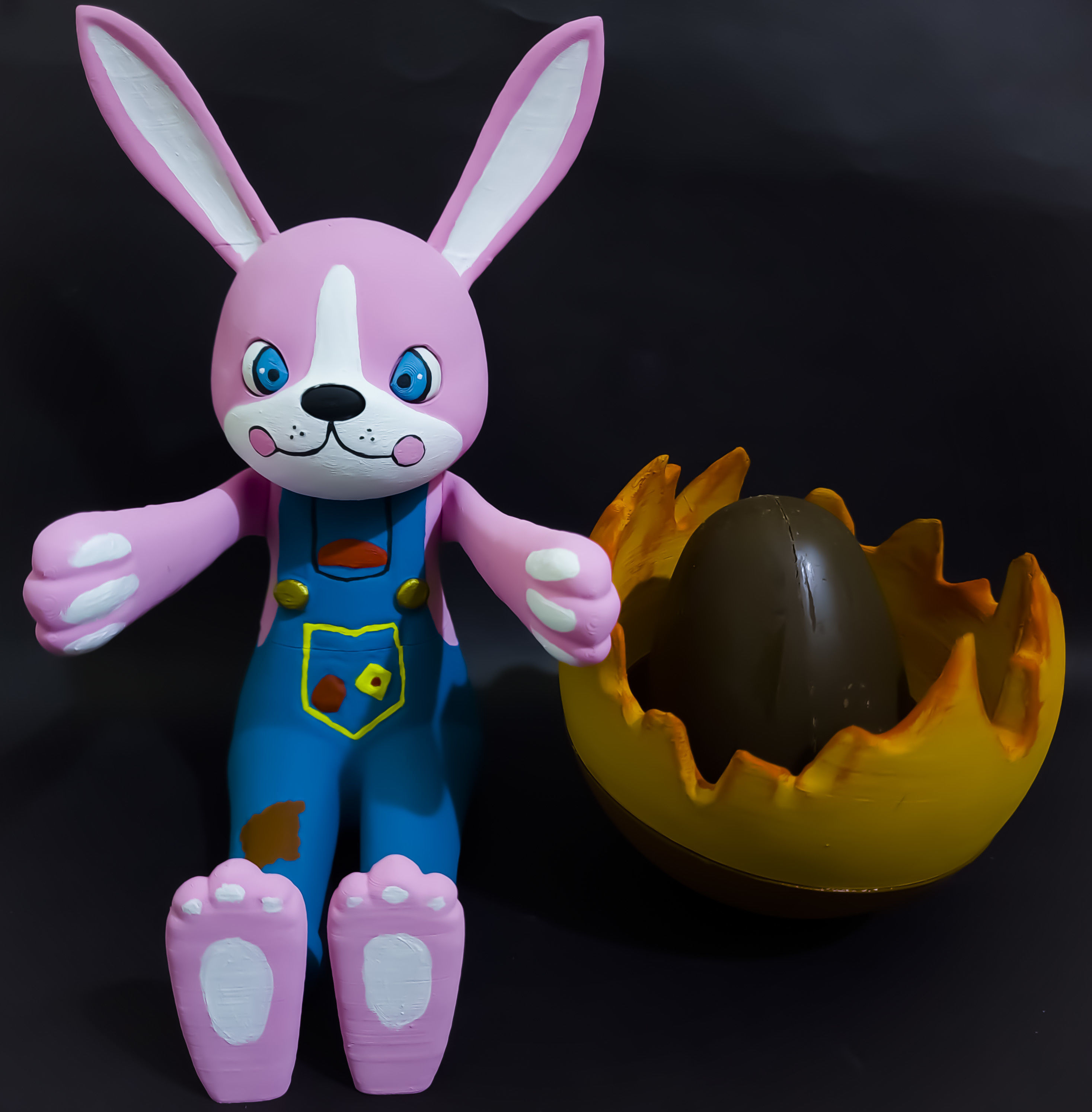 EASTER BUNNY NO SUPPORTS 3D model 3D printable | CGTrader