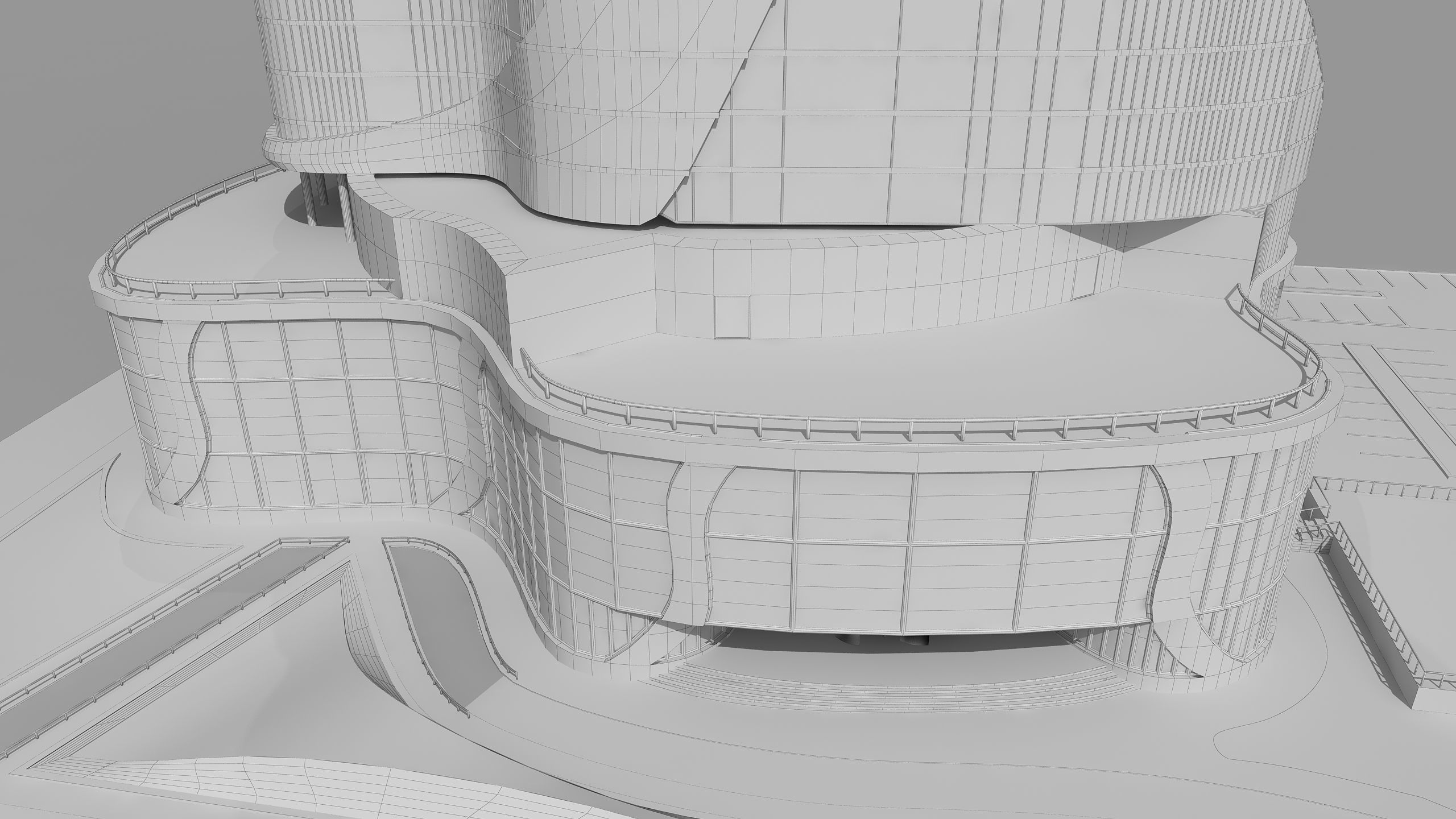 0181 - Skyscraper Architecture 3D Project - 2D Drawings 3D model | CGTrader