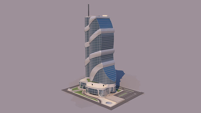 0181 - Skyscraper Architecture 3D Project - 2D Drawings 3D model | CGTrader