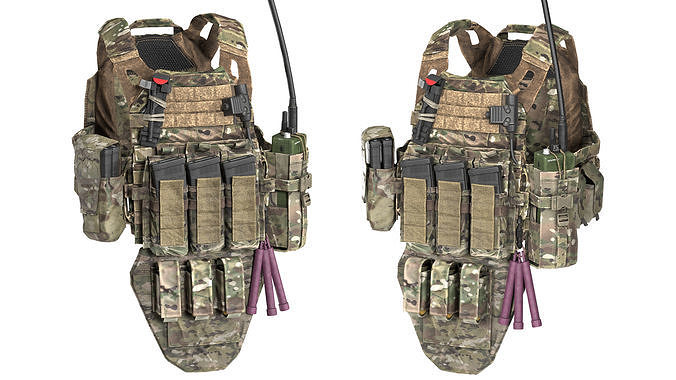 3D model JPC PLATE CARRIER V4 VR / AR / low-poly | CGTrader