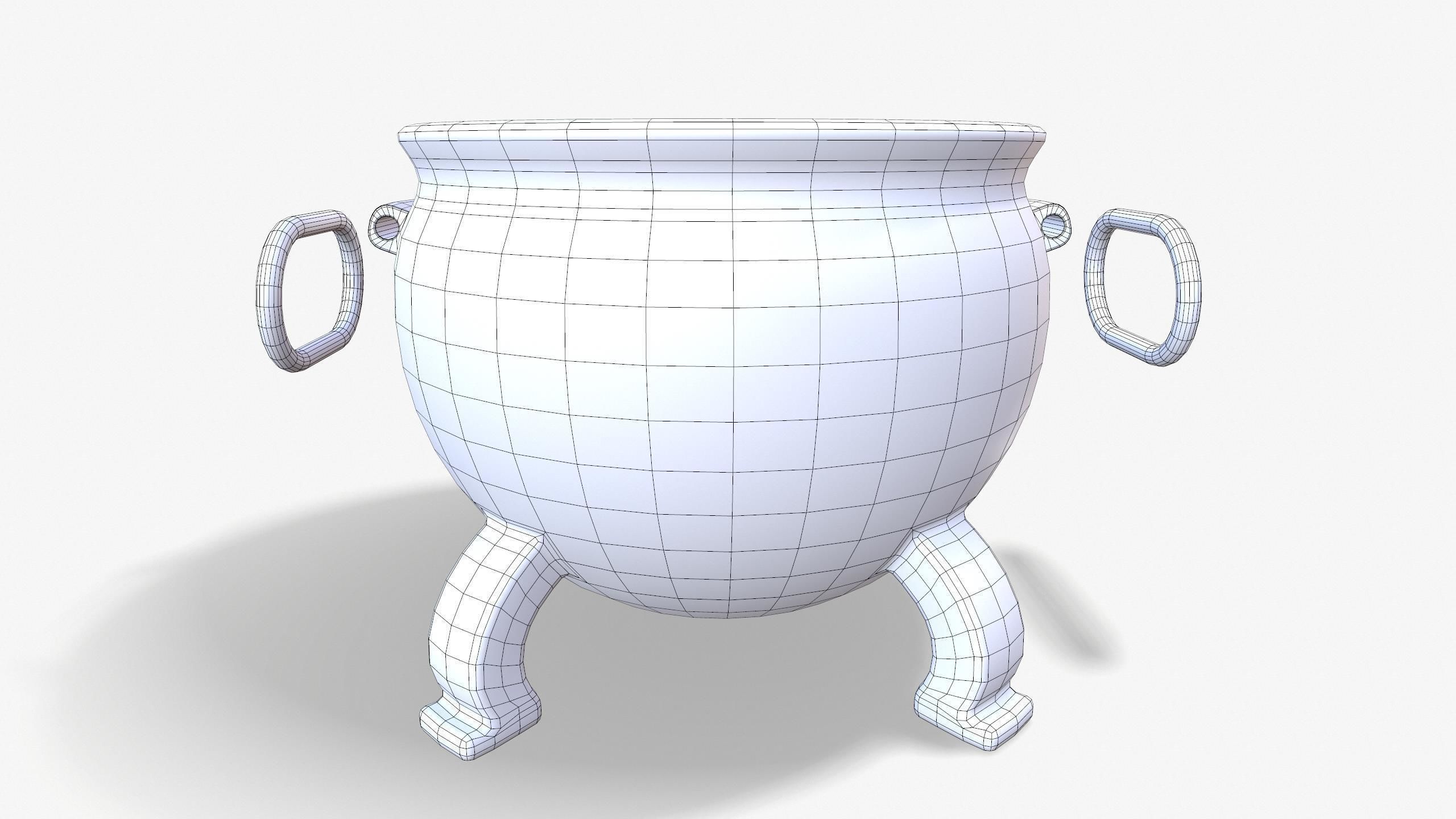 3D model Cauldron VR / AR / low-poly | CGTrader