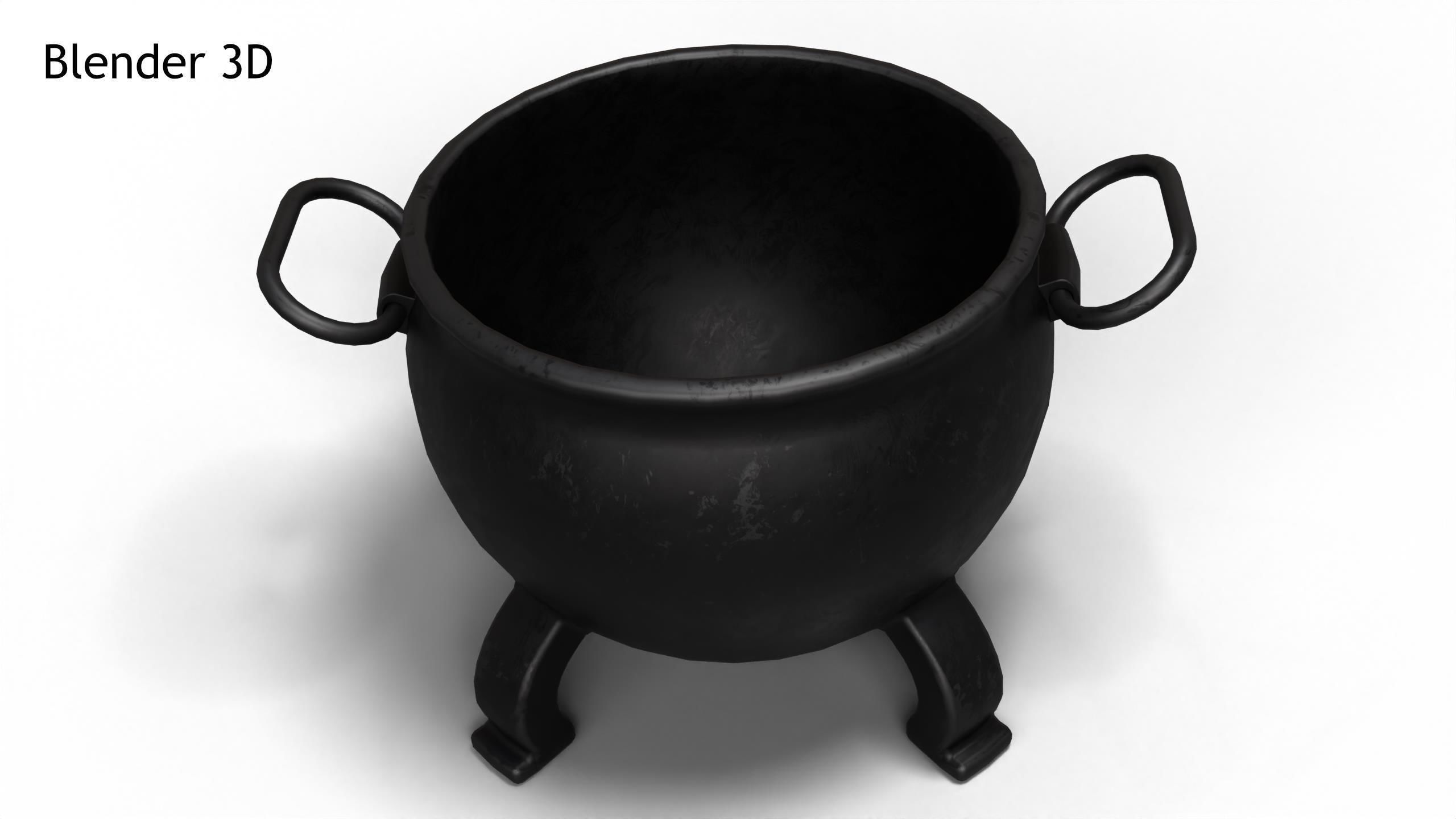 3D model Cauldron VR / AR / low-poly | CGTrader