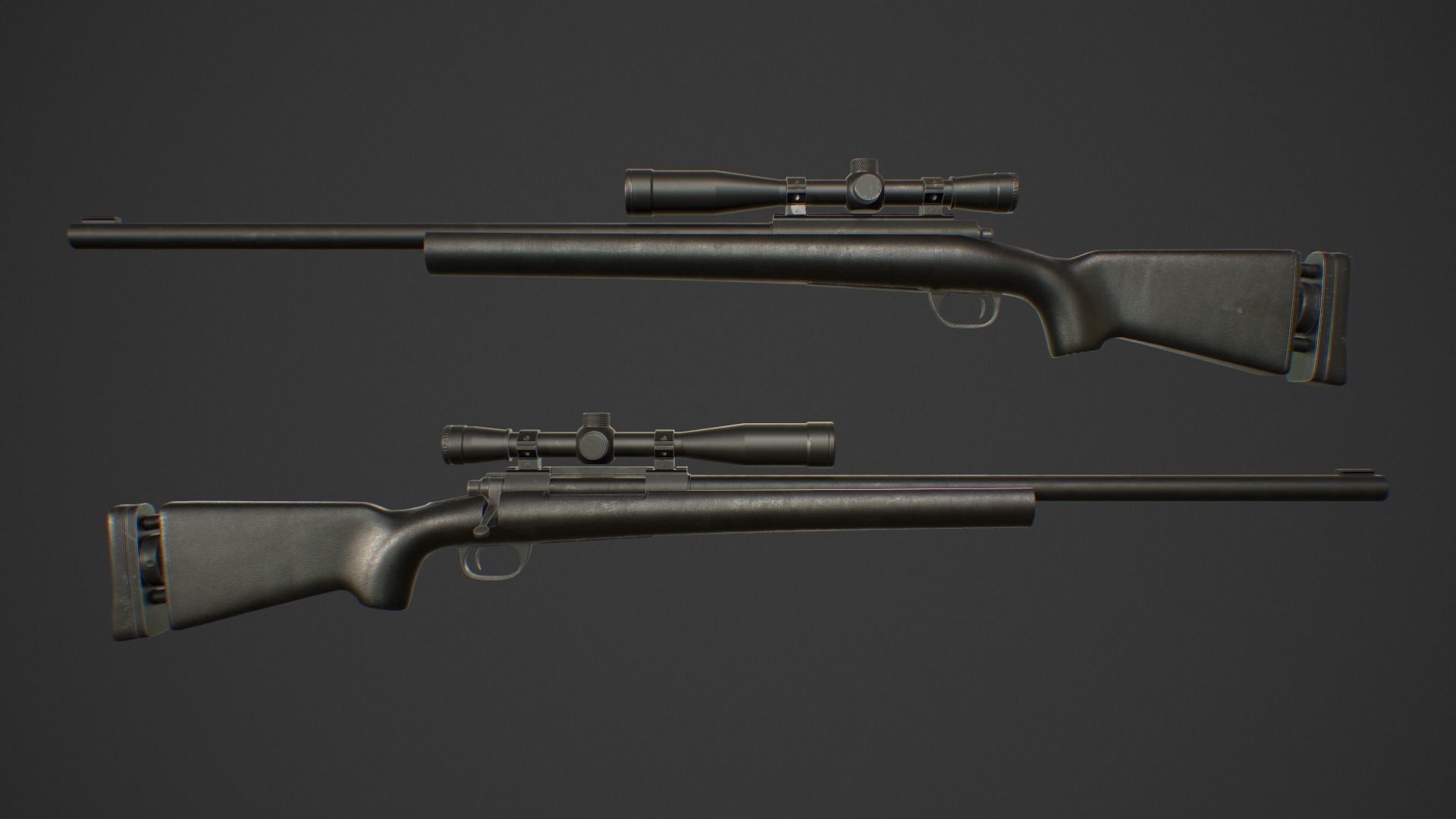 3D model M24 Sniper Rifle VR / AR / low-poly | CGTrader