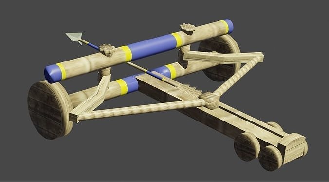 3D model catapult VR / AR / low-poly | CGTrader
