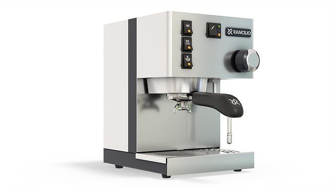 3D model Rancilio Silvia Home Espresso Machine VR / AR / low-poly ...