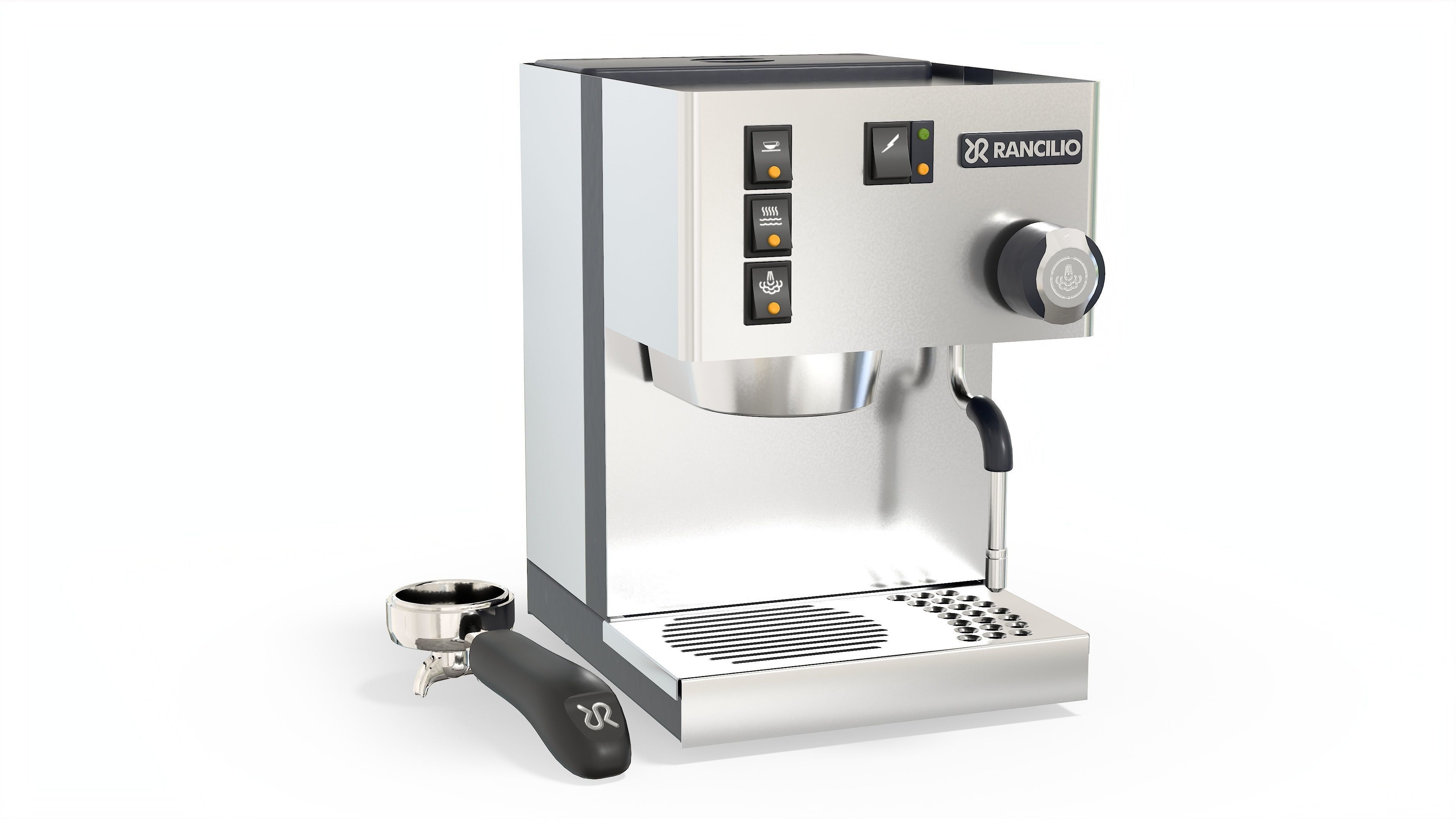 3D model Rancilio Silvia Home Espresso Machine VR / AR / low-poly ...