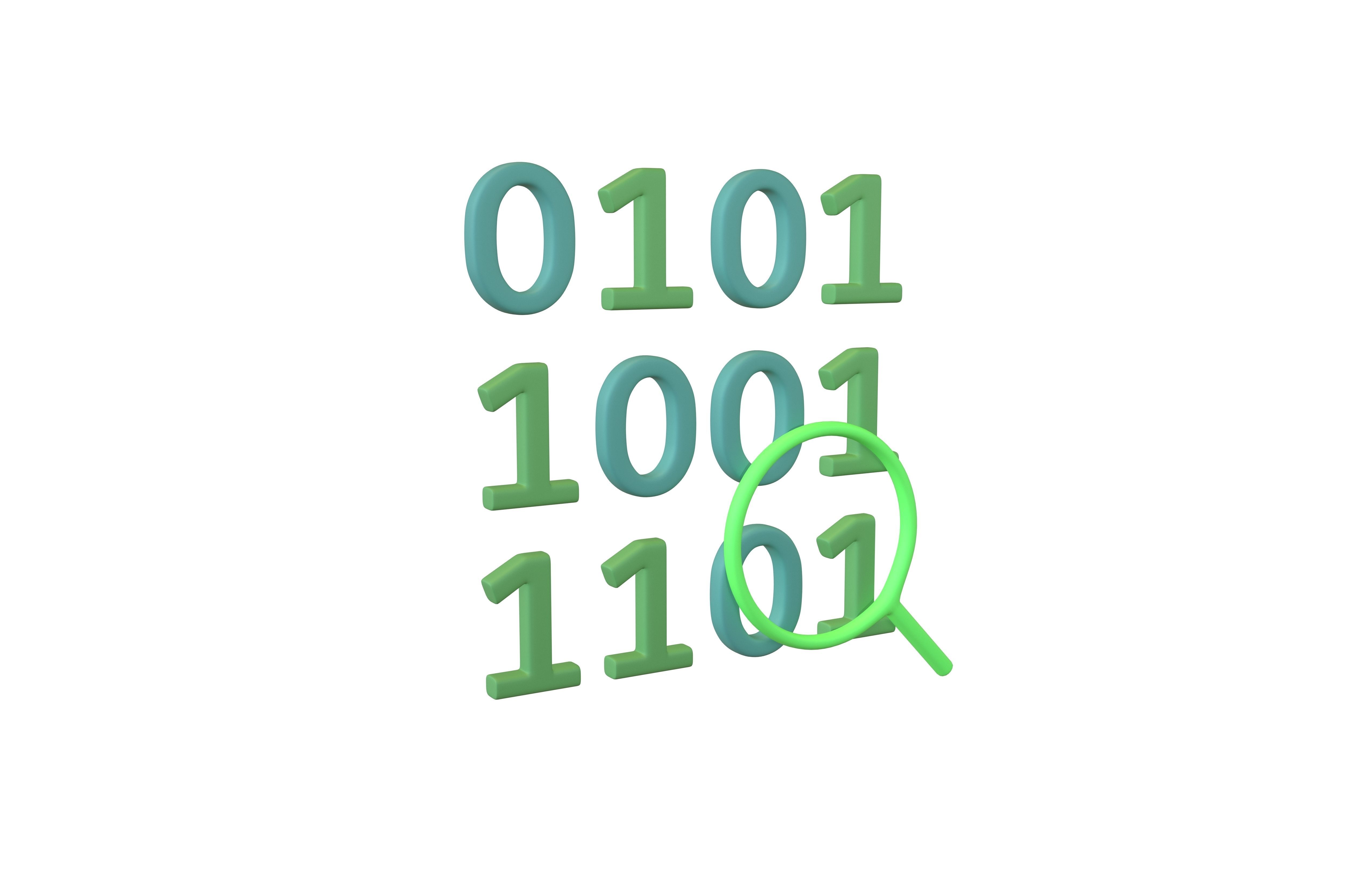 3D model Data Search Icon v1 002 VR / AR / low-poly | CGTrader