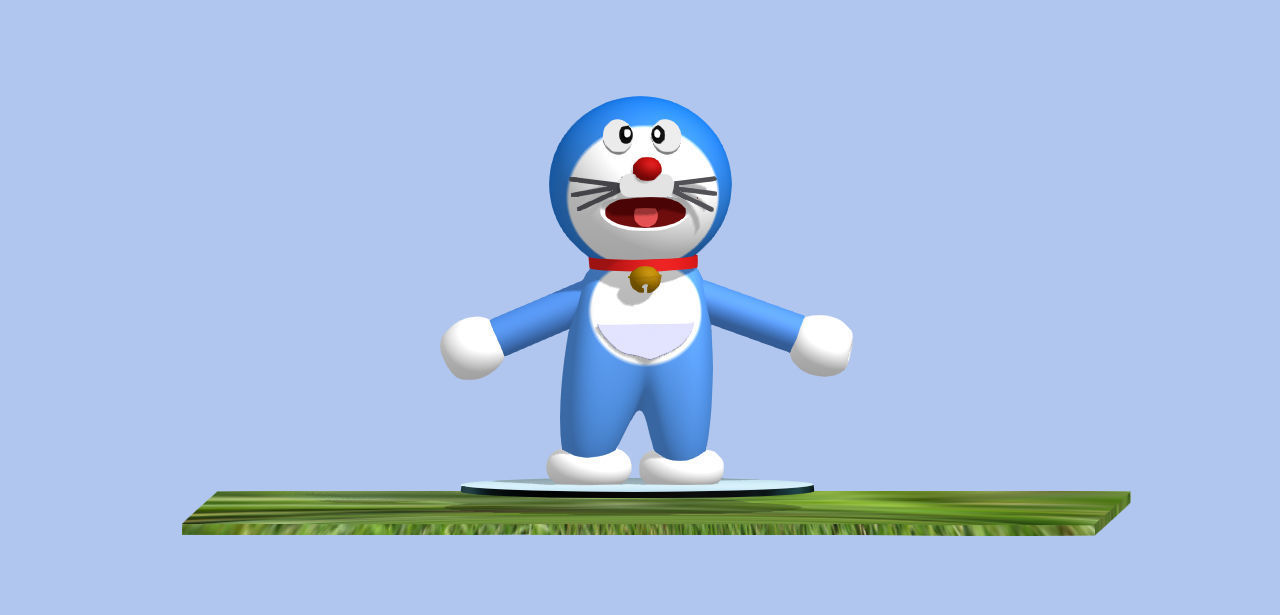 Doraemon cartoon character 3D model | CGTrader