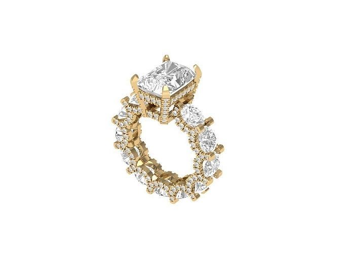 Wedding Ring 3D model 3D printable | CGTrader