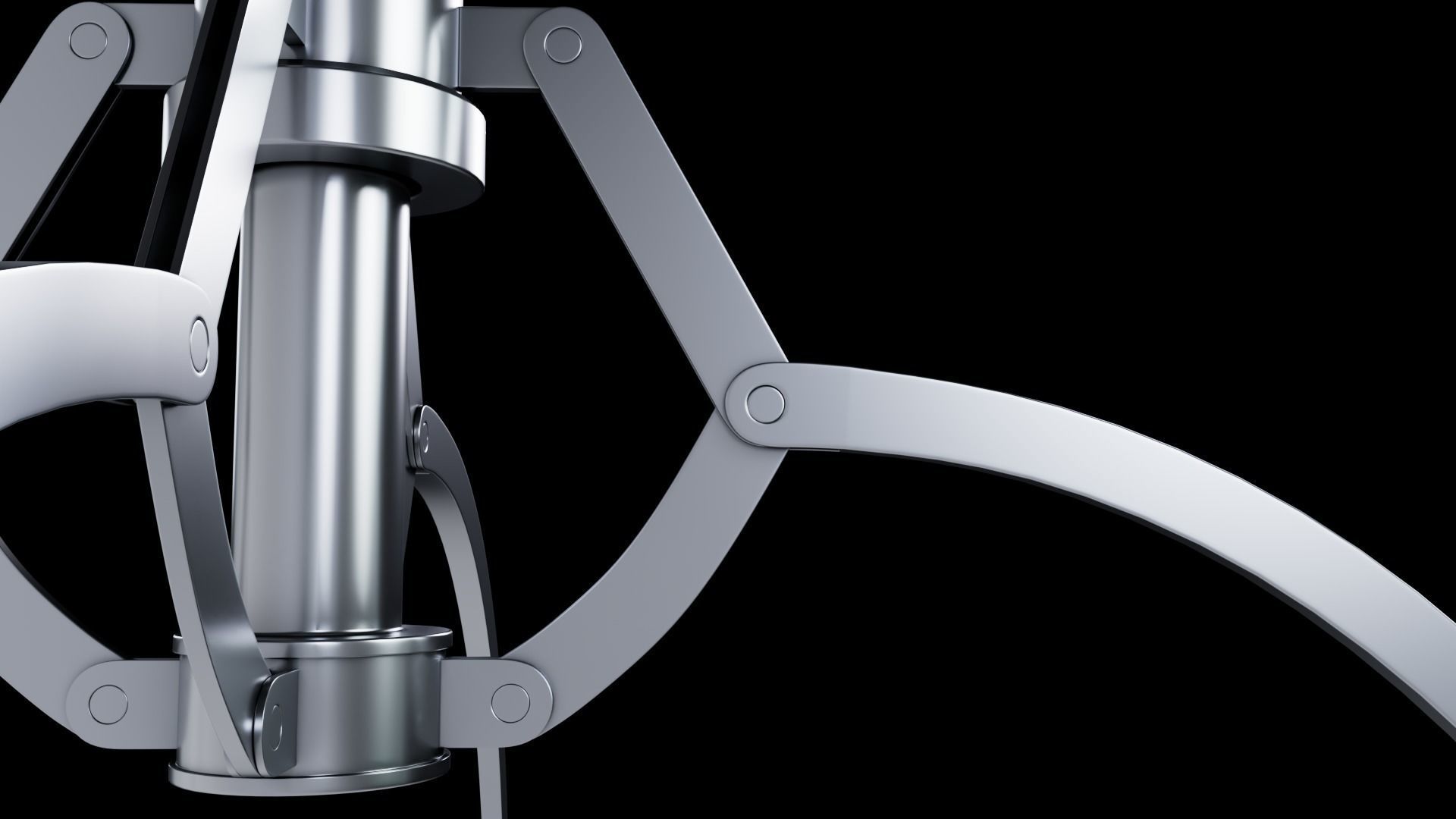 Metal realistic Claw with RIG 3D model rigged | CGTrader