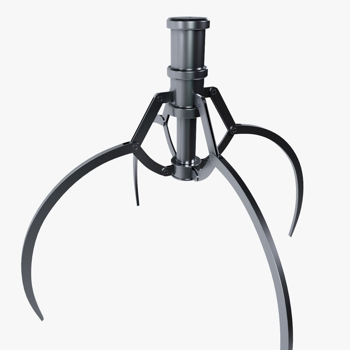 Metal realistic Claw with RIG 3D model rigged | CGTrader