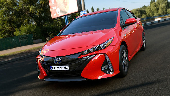 2022 Toyota Prius Prime 3D model | CGTrader