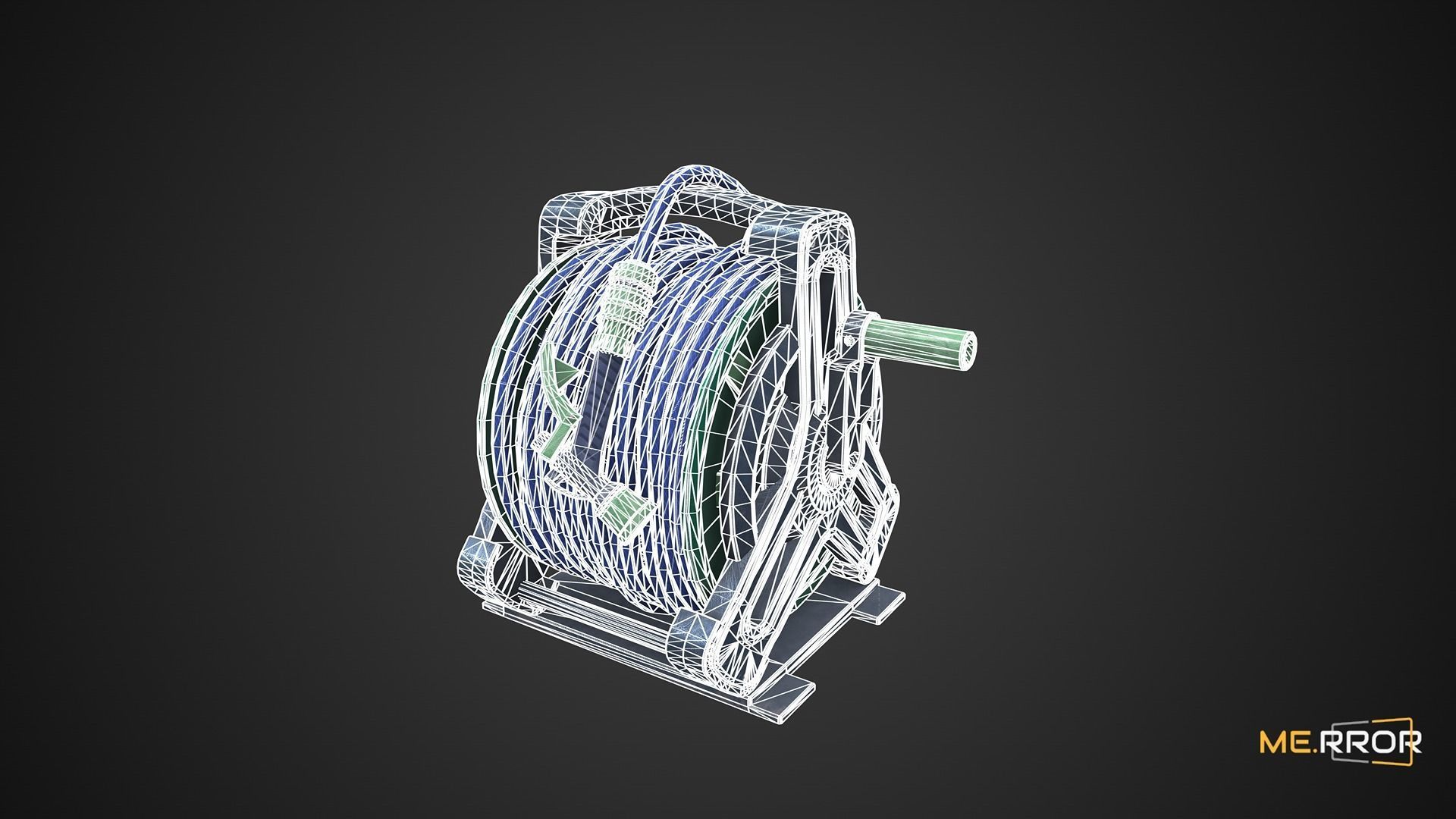 3D model Game Ready Hose Reel VR / AR / low-poly | CGTrader