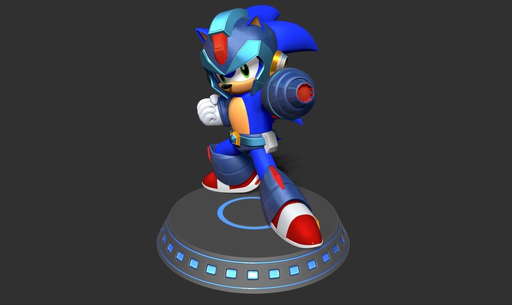 Mega Sonic 3D model 3D printable | CGTrader