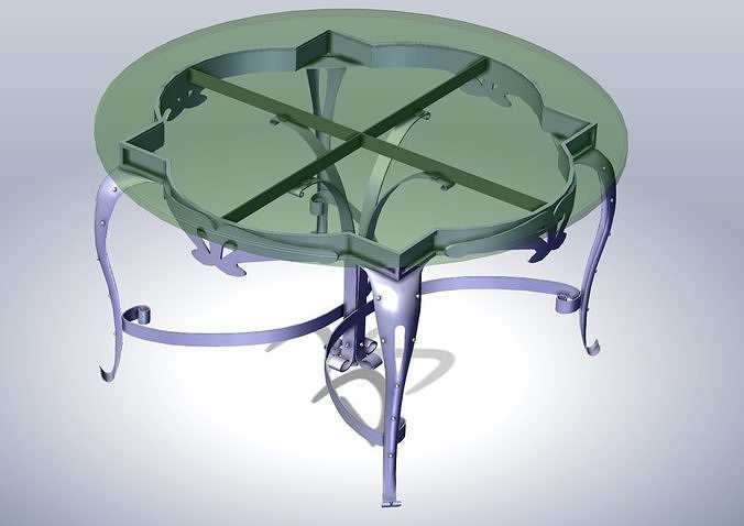 Stone table 3D model | CGTrader