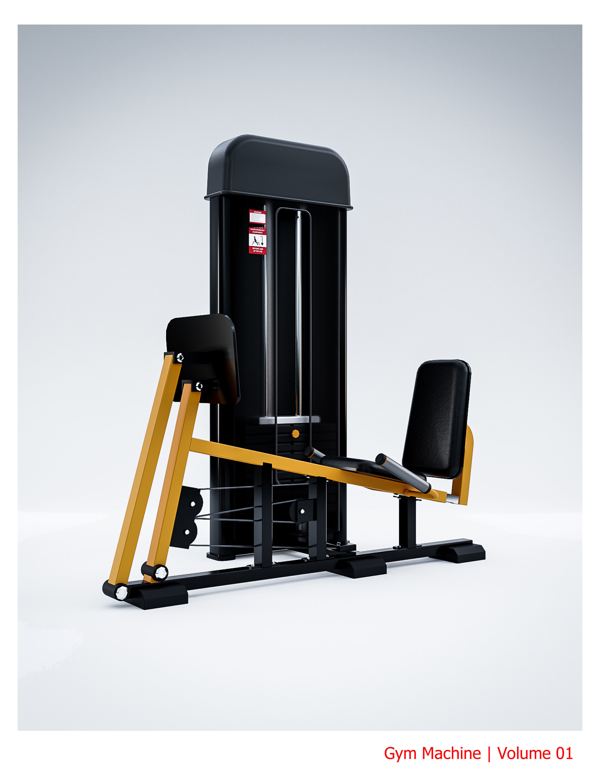 3D model 10 Gym Equipmen Blender - Fbx -Obj VR / AR / low-poly | CGTrader