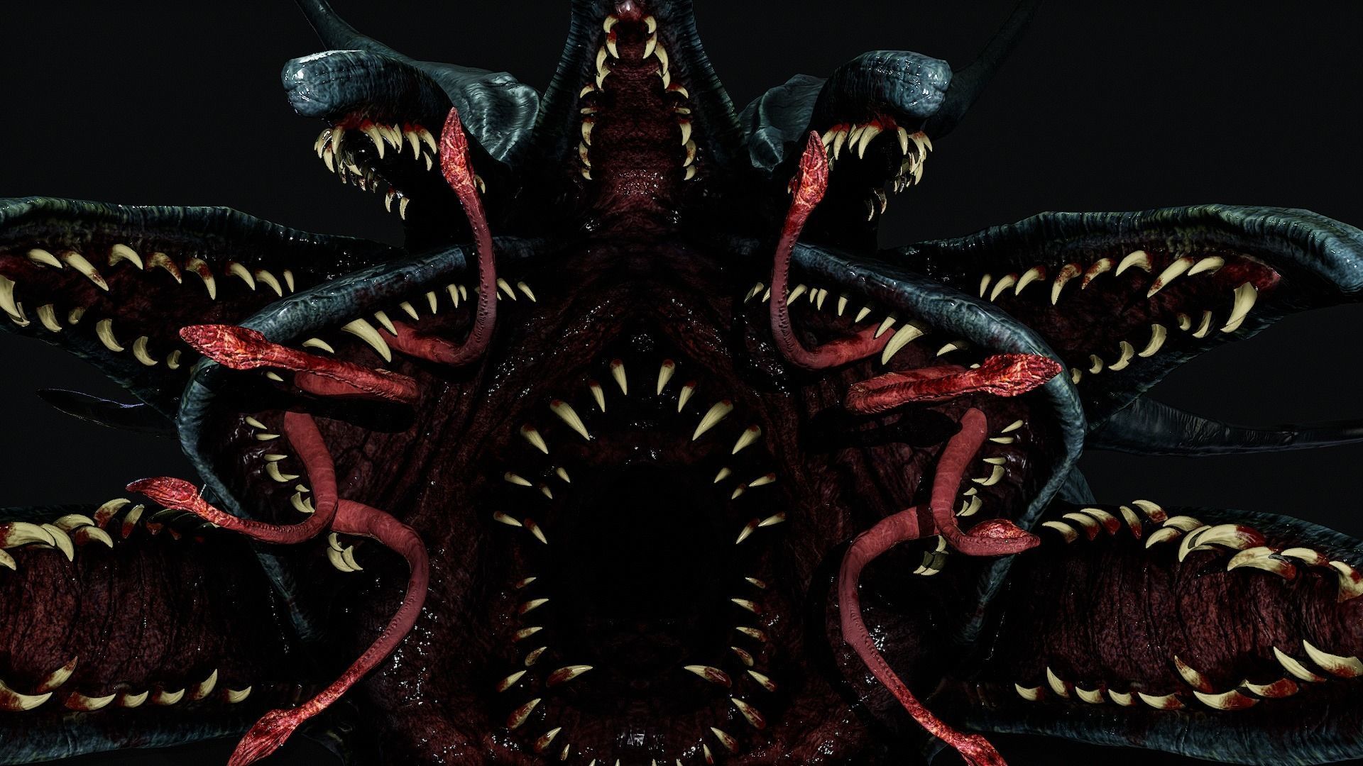 3D model Horror creature VR / AR / low-poly | CGTrader