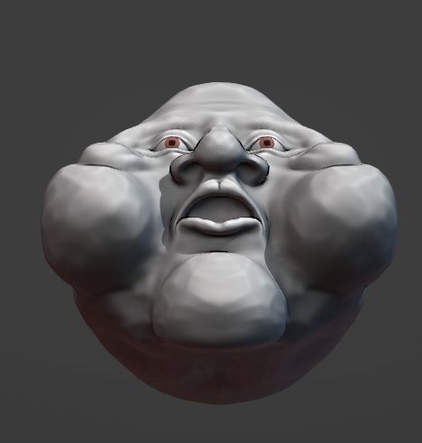 The fat mans meme head 3D model 3D printable | CGTrader