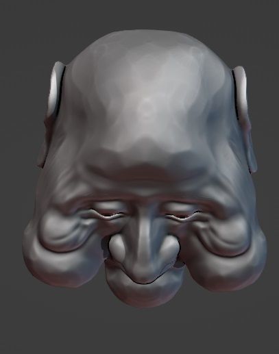 The fat mans meme head 3D model 3D printable | CGTrader