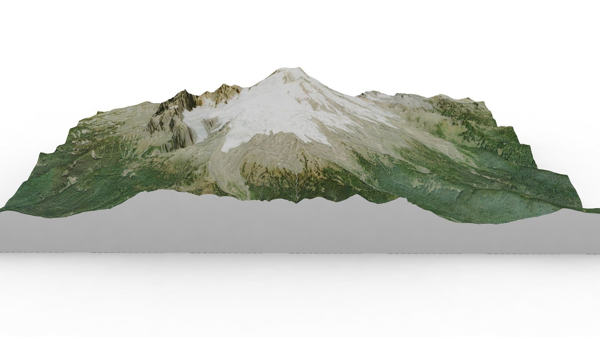 Mount Baker 3D model | CGTrader