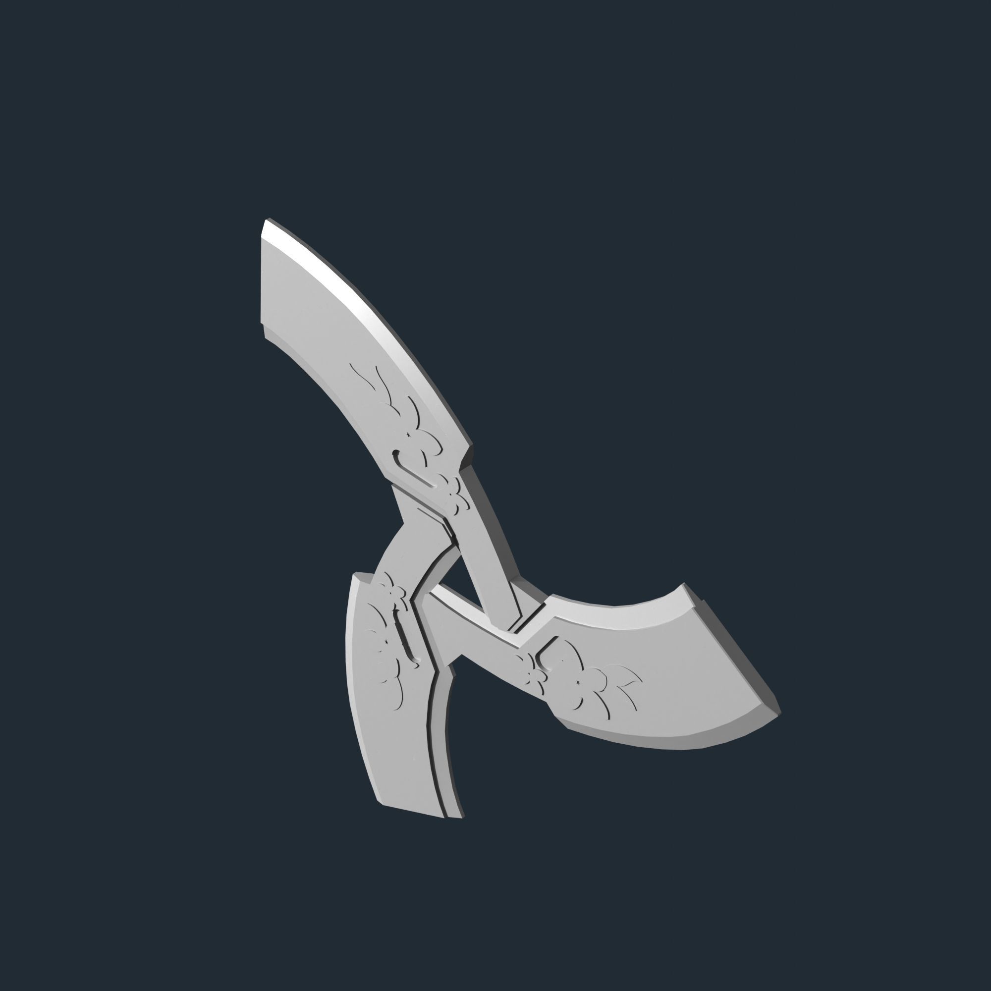 Genji Cyber Demon shuriken - Overwatch 2 - cosplay props 3D model 3D ...