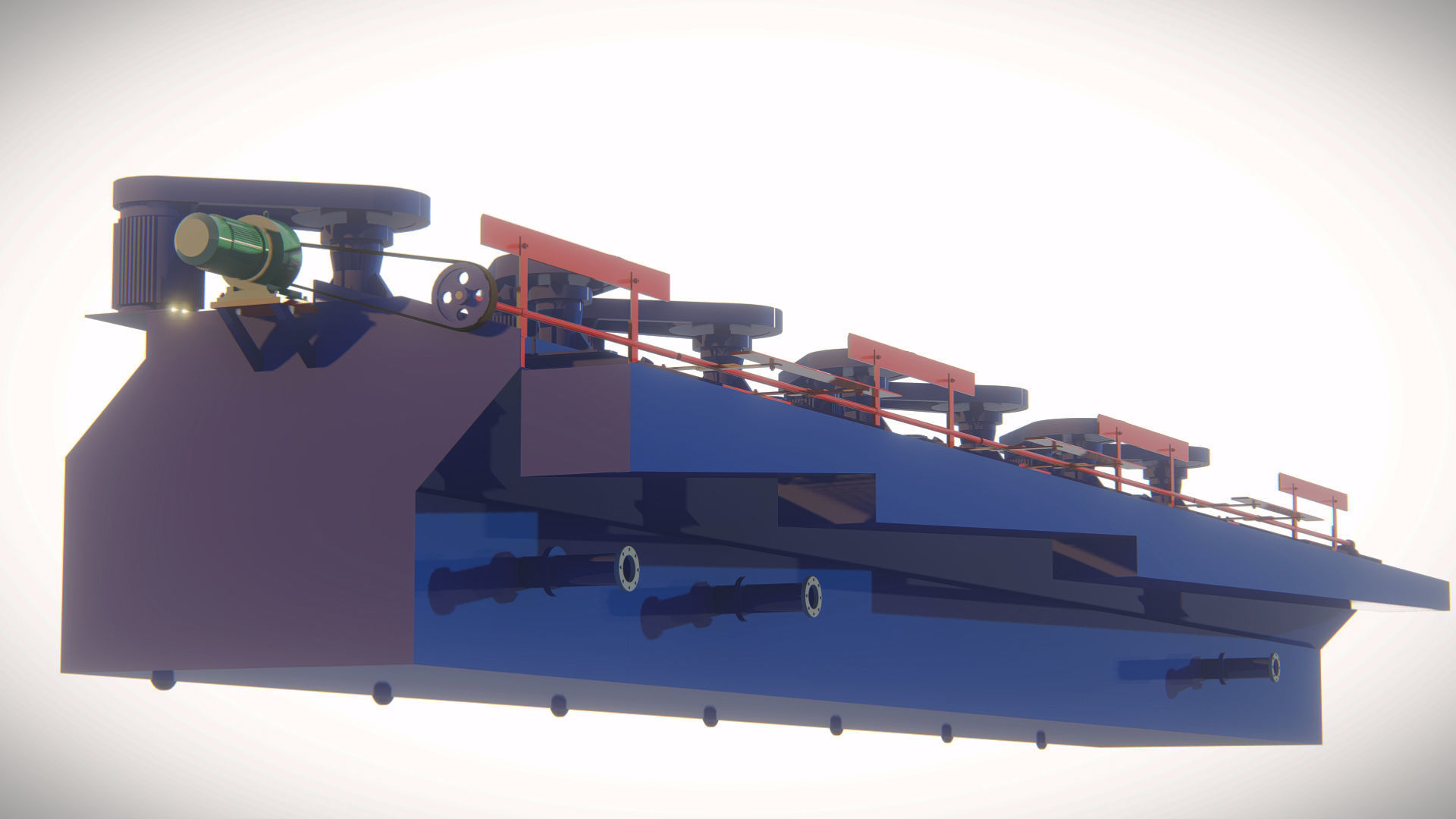 flotation machine 3D model | CGTrader