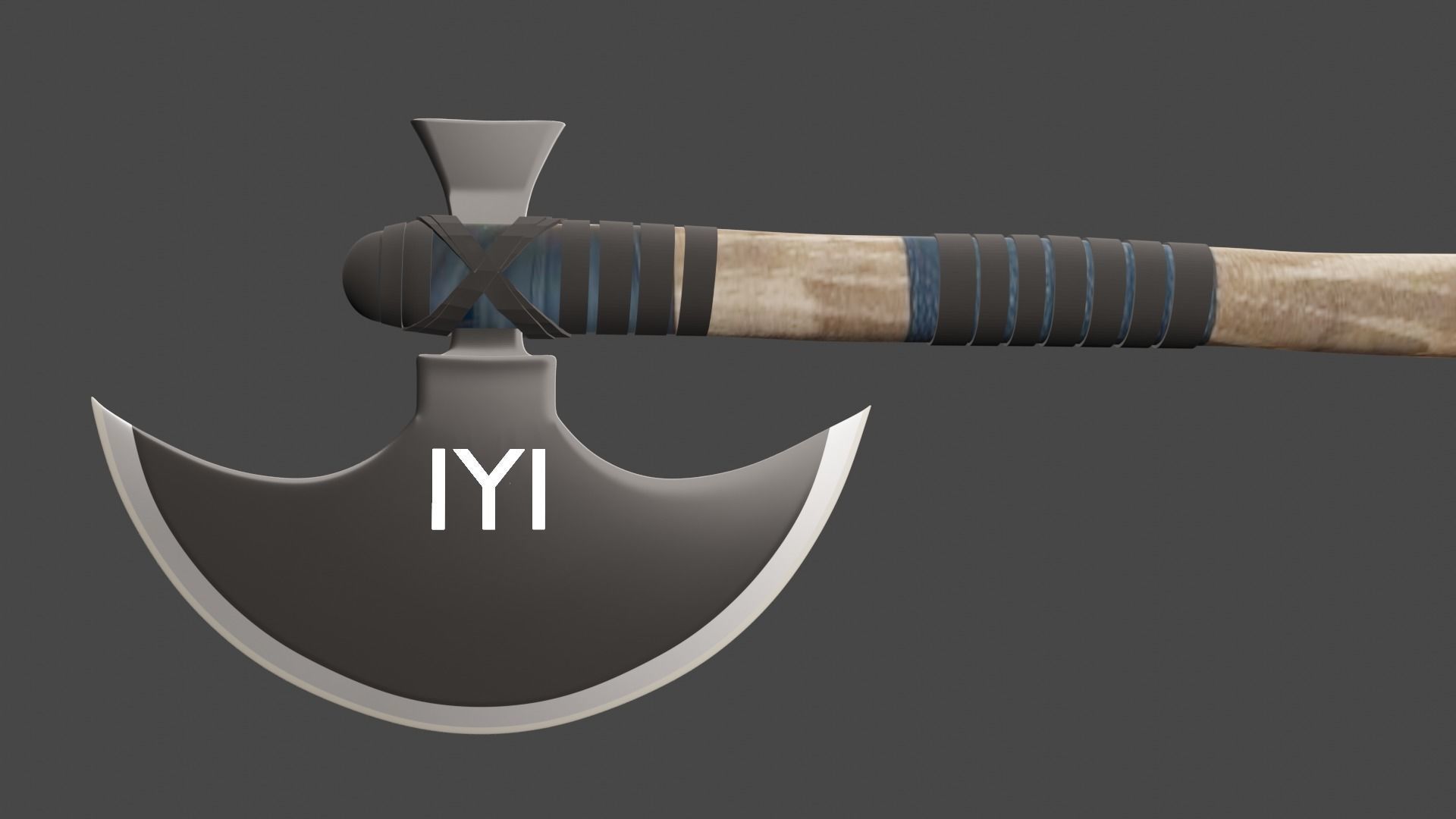 Turgut Alp Axe From Dirilis Ertugrul Free 3D Model free VR / AR / low ...