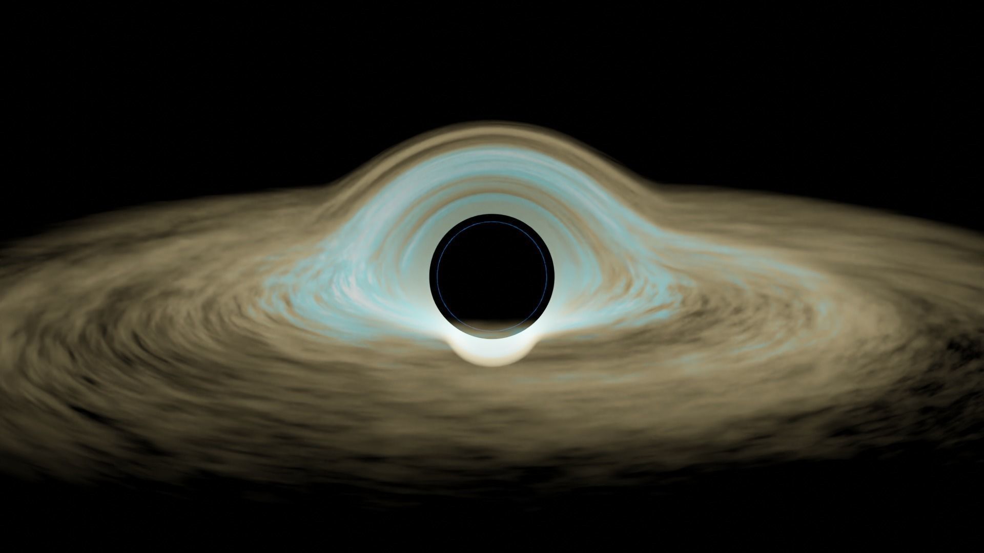 3D model 3D Black Hole Model Exploration of Space-Time Distortion VR ...