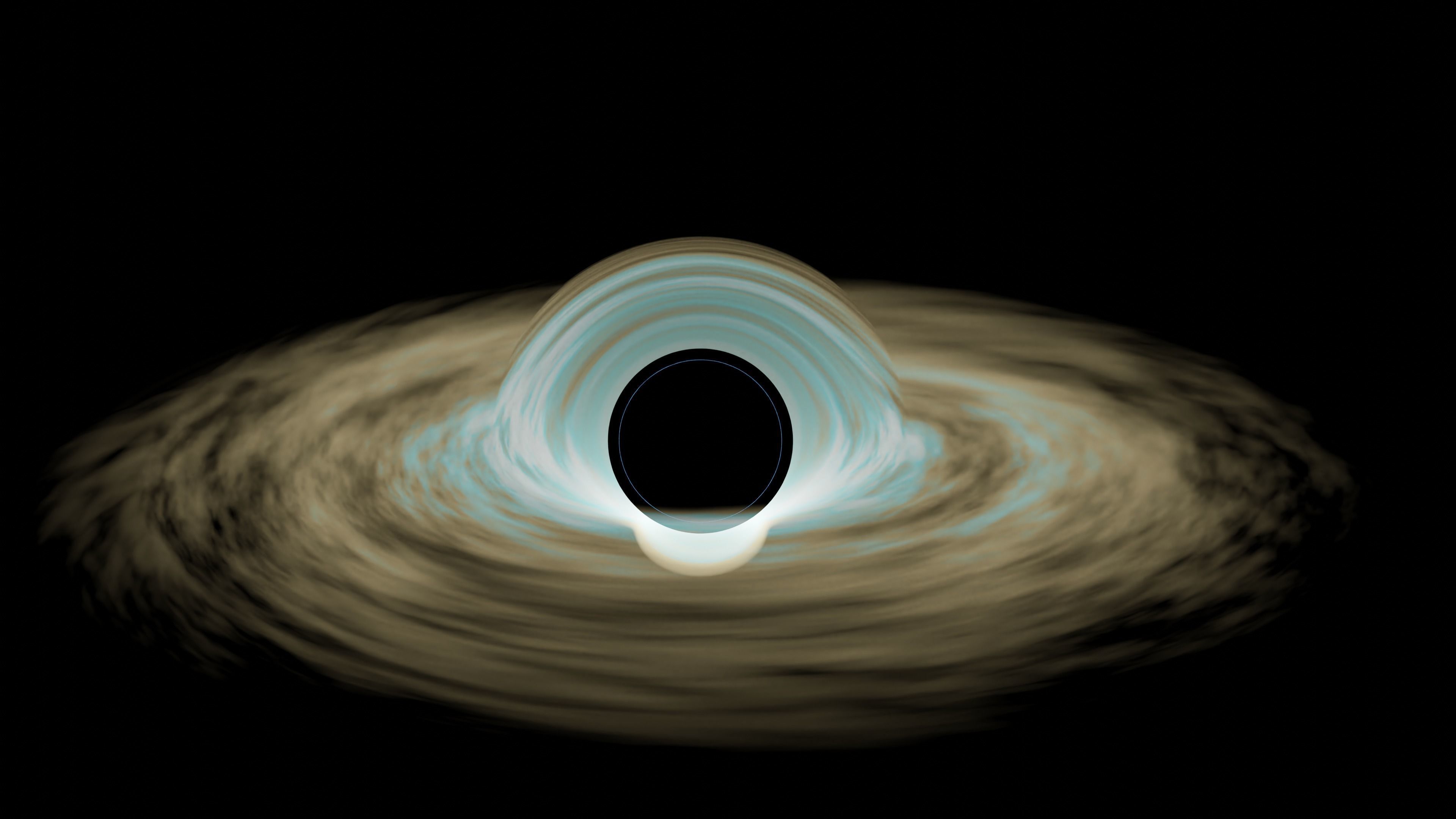 3D model 3D Black Hole Model Exploration of Space-Time Distortion VR ...