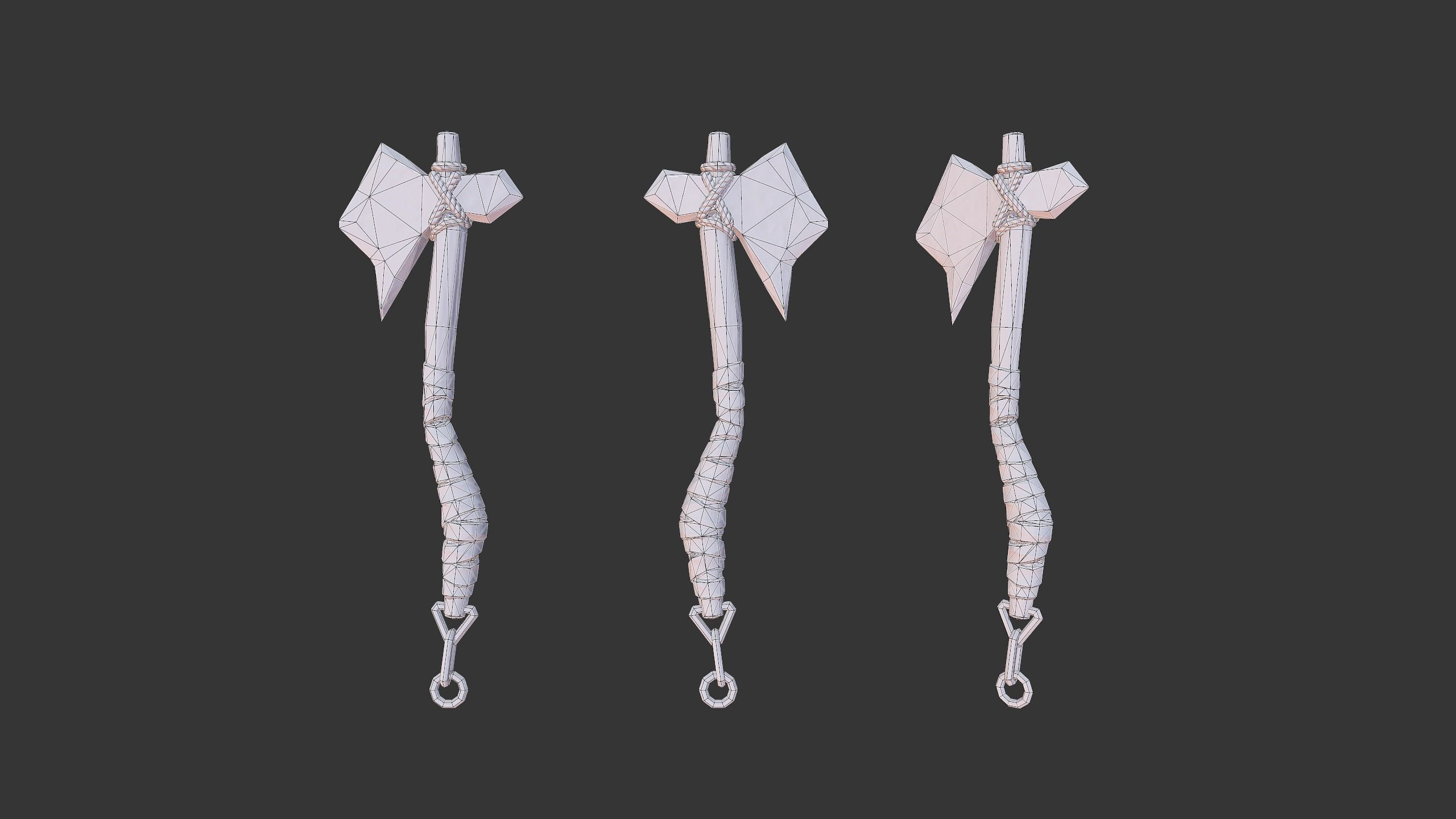 3D model Axe Pack B VR / AR / low-poly | CGTrader