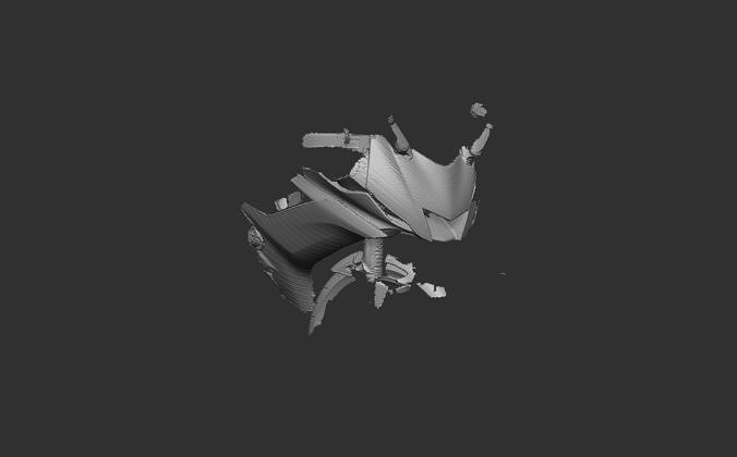 YAMAHA-R6-2020 3D model | CGTrader