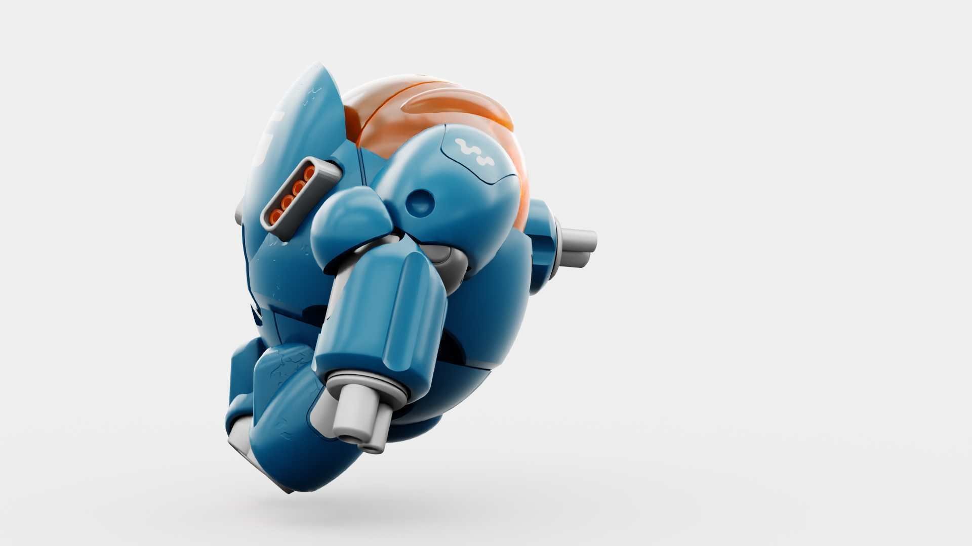 DRONE BOT HEXA RIGGED 3D model animated rigged | CGTrader