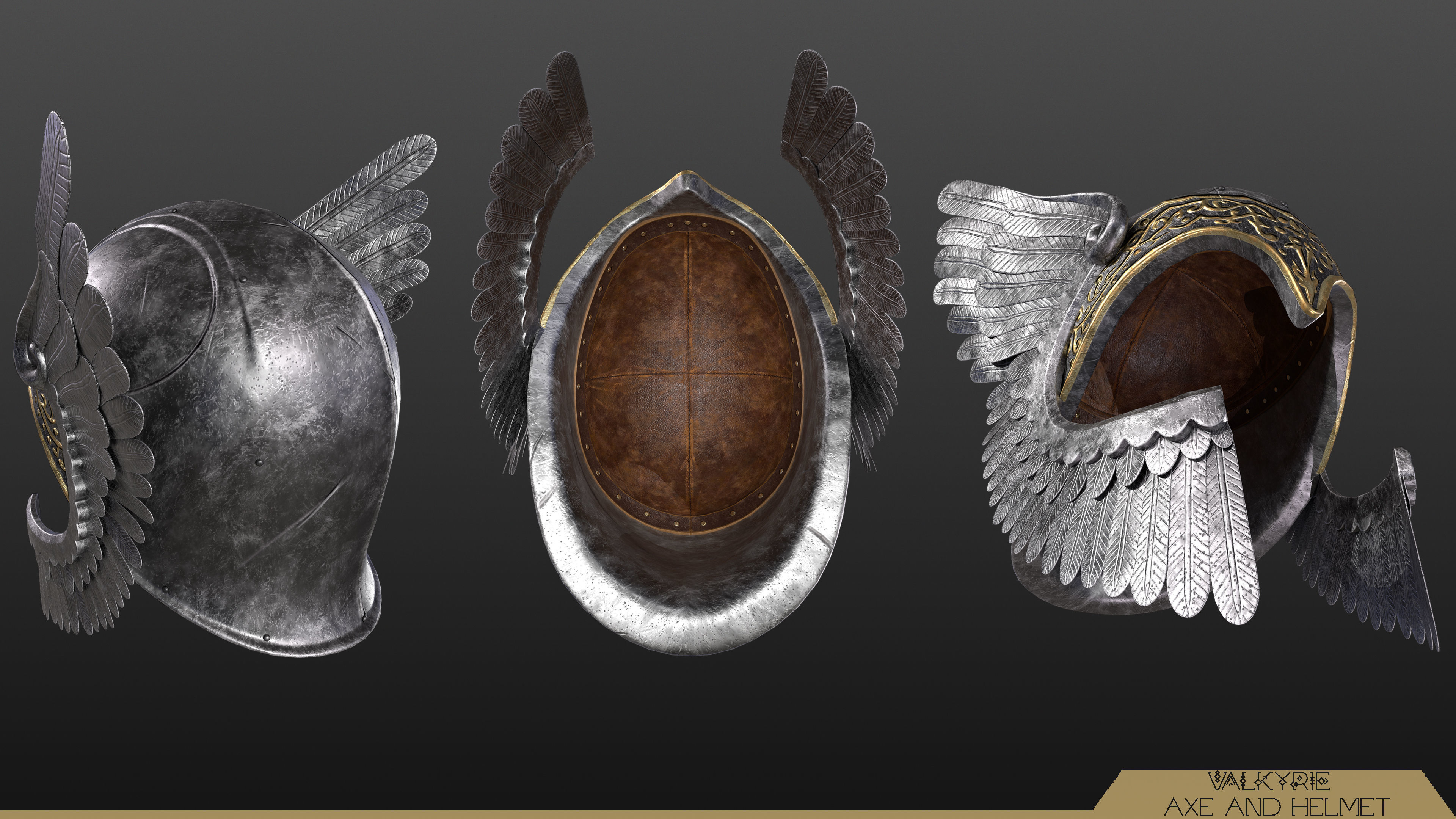 3D model Valkyrie Helmet VR / AR / low-poly | CGTrader