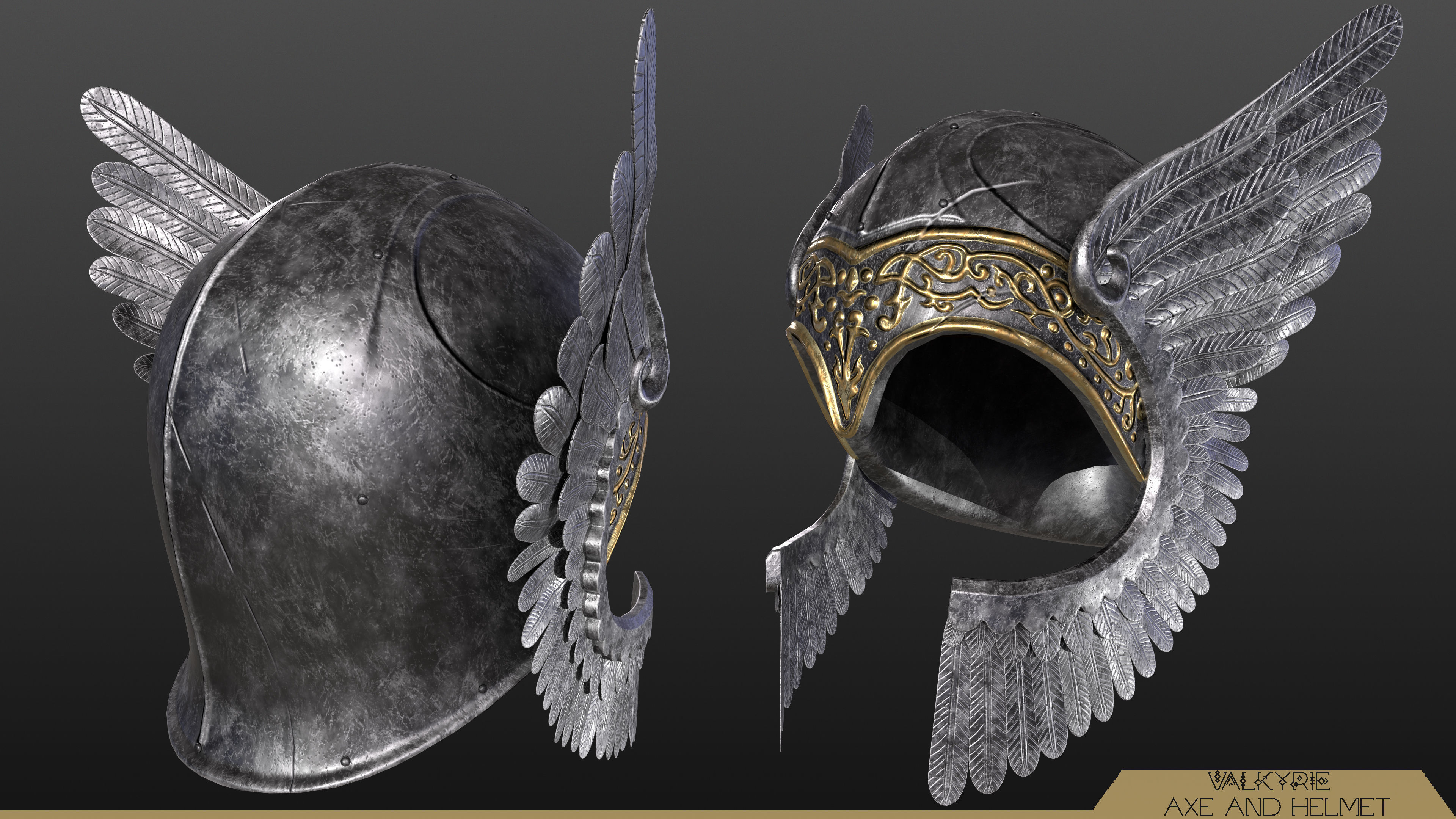 3D model Valkyrie Helmet VR / AR / low-poly | CGTrader