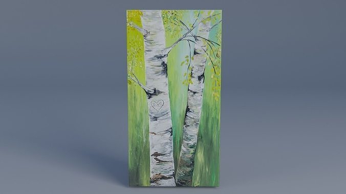 3D model Oil Painting VR / AR / low-poly | CGTrader