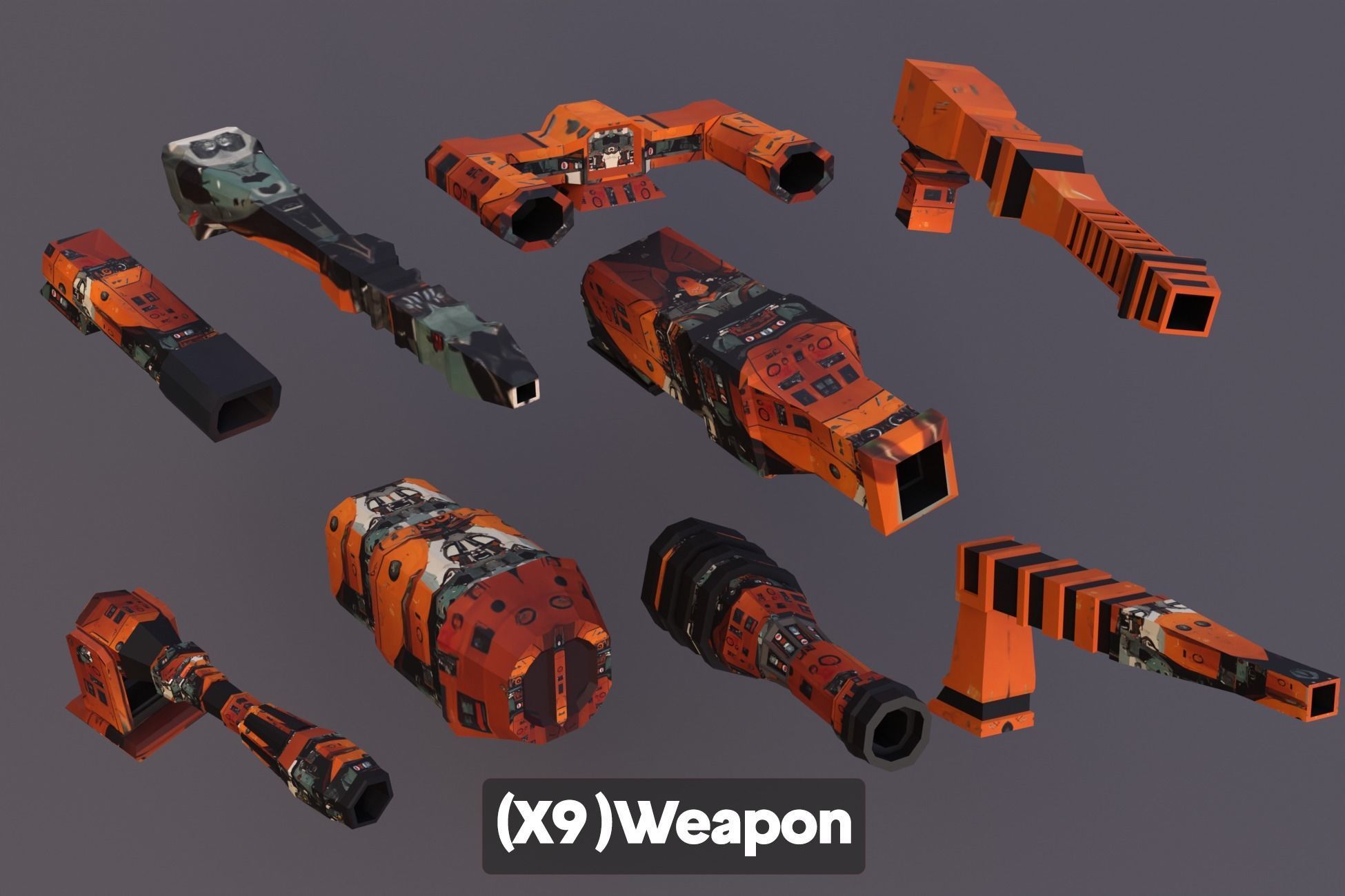 Modular Space Ships 3D model | CGTrader