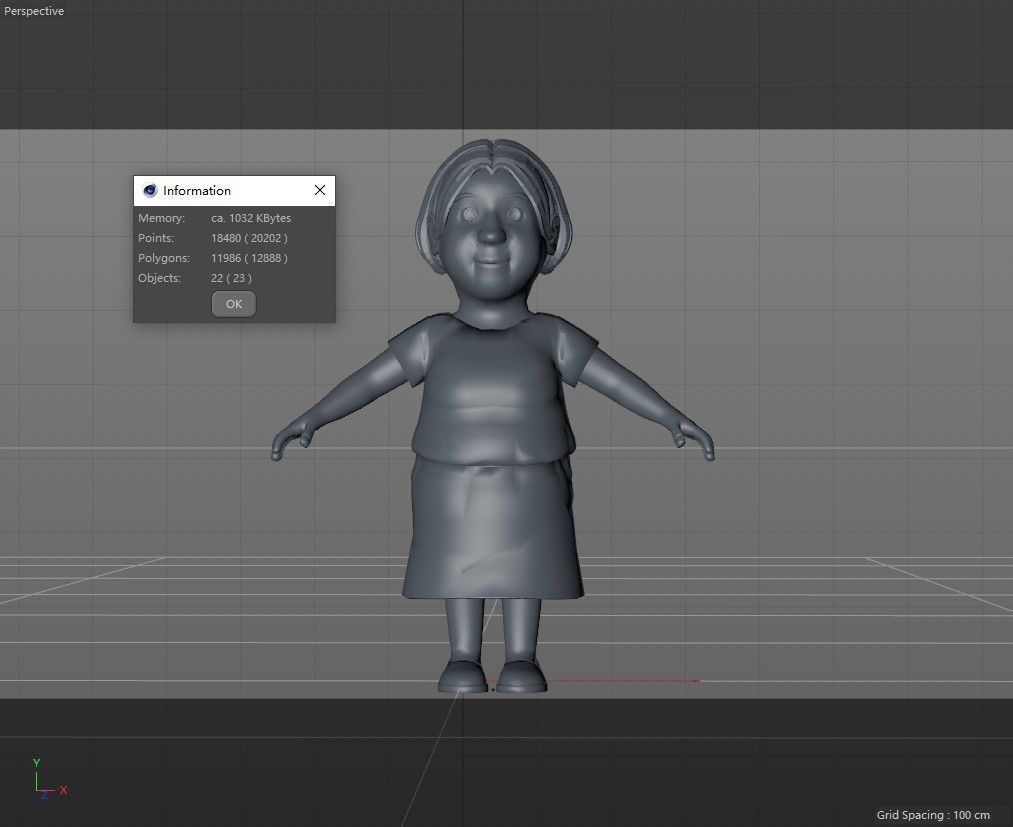 Cartoon Mom Aunt Sister Female 3D model | CGTrader